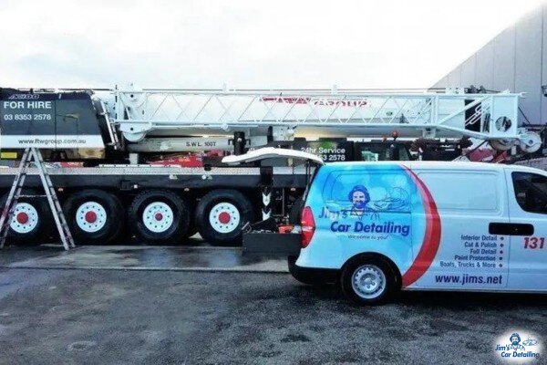 Mobile Crane Washing & Detailing | Jim's Car Detailing | We Come To You